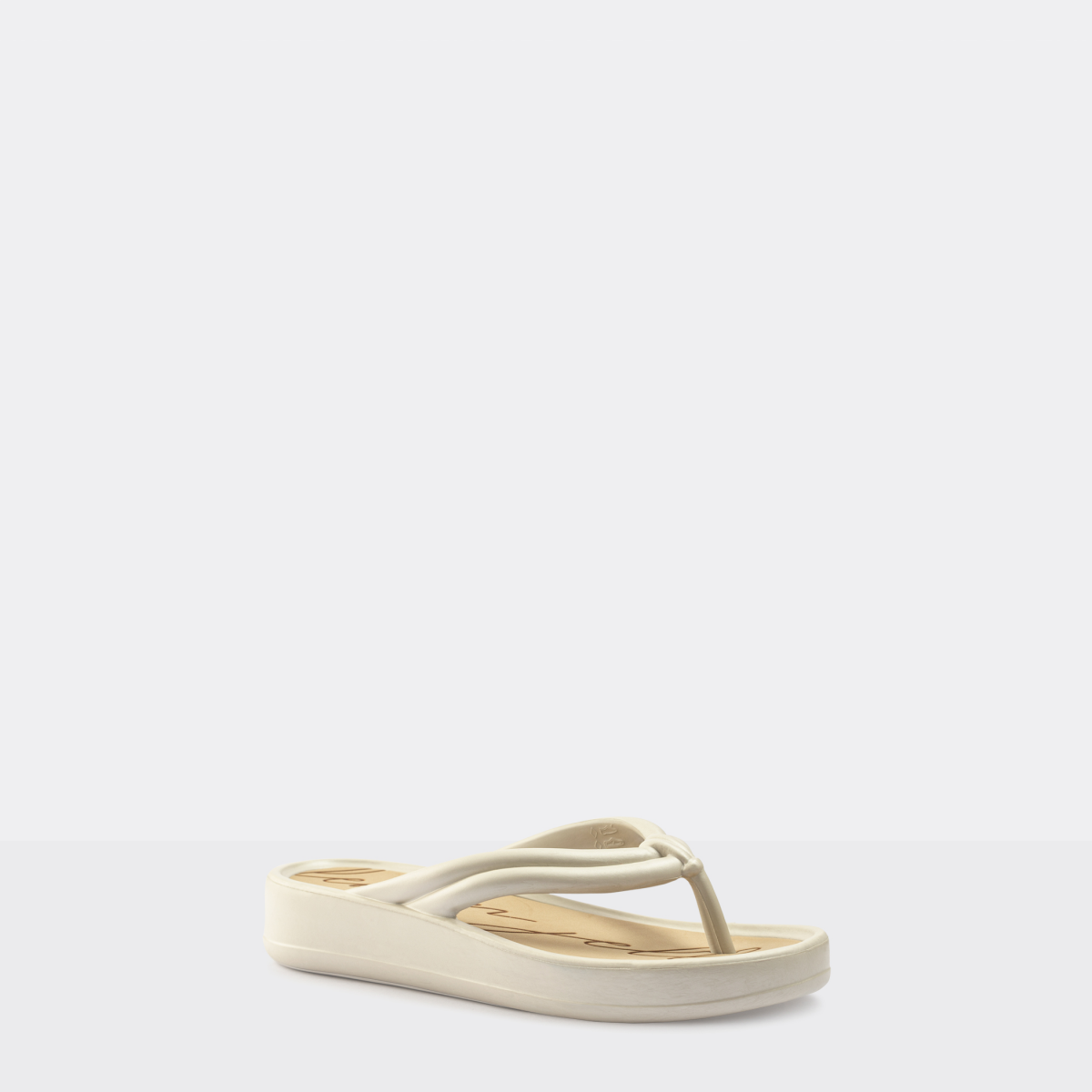 Lemon Jelly Flip Flops Vegan Platform Mare Pearl Metal - 10019659
