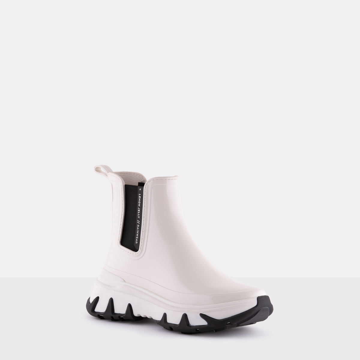 Lemon Jelly Women Boots | Vegan White Sporty Boots Thora Blanc - 10020195