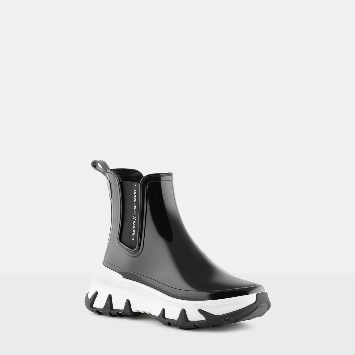 Lemon Jelly Women Boots | Vegan Black Sporty Boots THORA 01 - 10020101