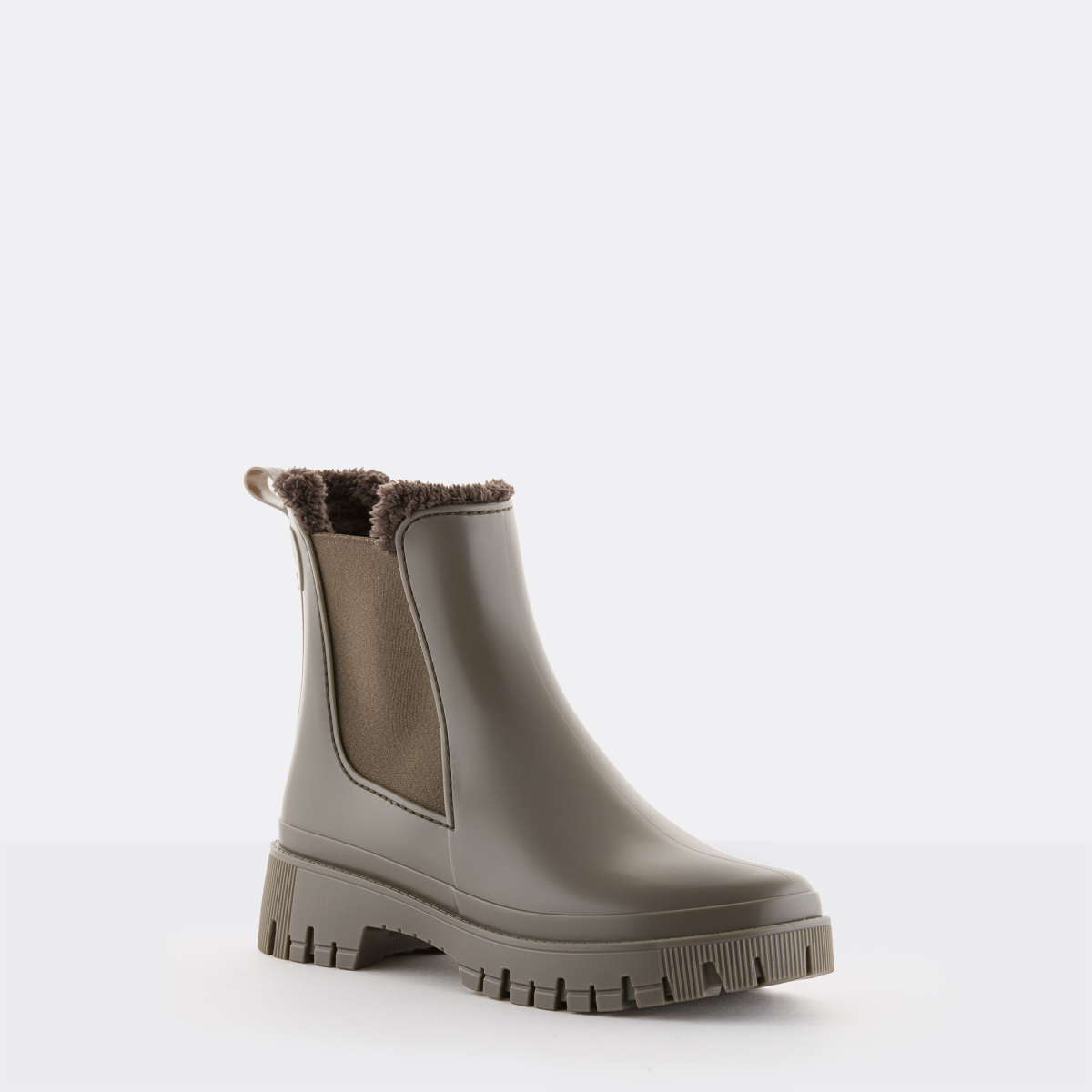 Vegan Brown boots with fur Wren Woodland Lemon Jelly Women Boots - 10023529