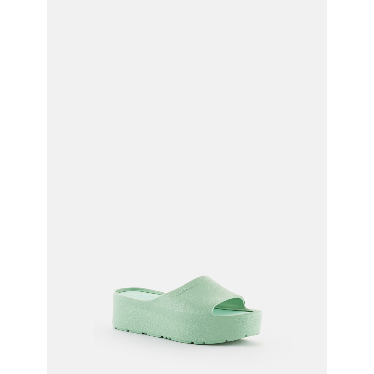 Lemon Jelly Vegan mint green platform slides Sunny Mint - 10021773