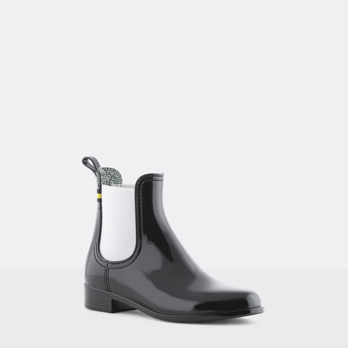 Lemon Jelly | Black Recycled Boots Chelsea Style Women BRISA 01 - 10016580